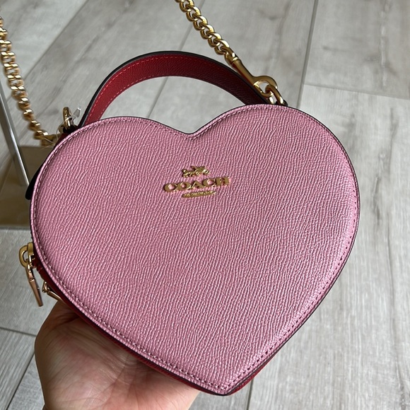 Coach | Bags | Coach Heart Crossbody In Colorblock | Poshmark